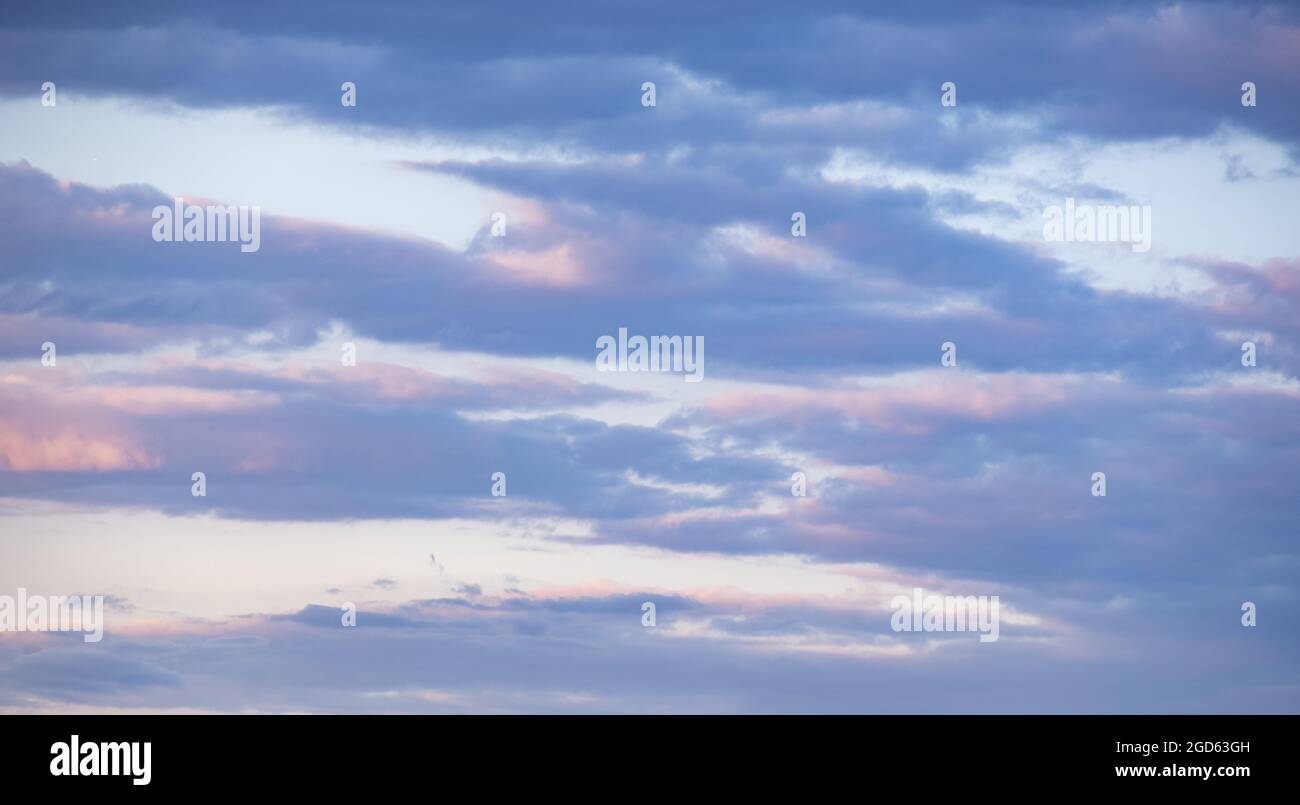 High Resolution Sky background with clouds for sky replacement Stock ...