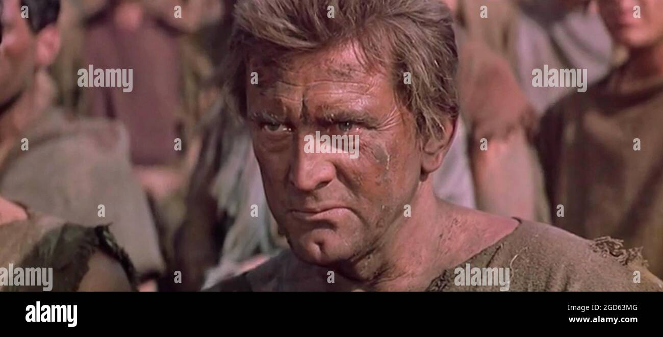 Spartacus laurence olivier 1960 hi-res stock photography and images - Alamy