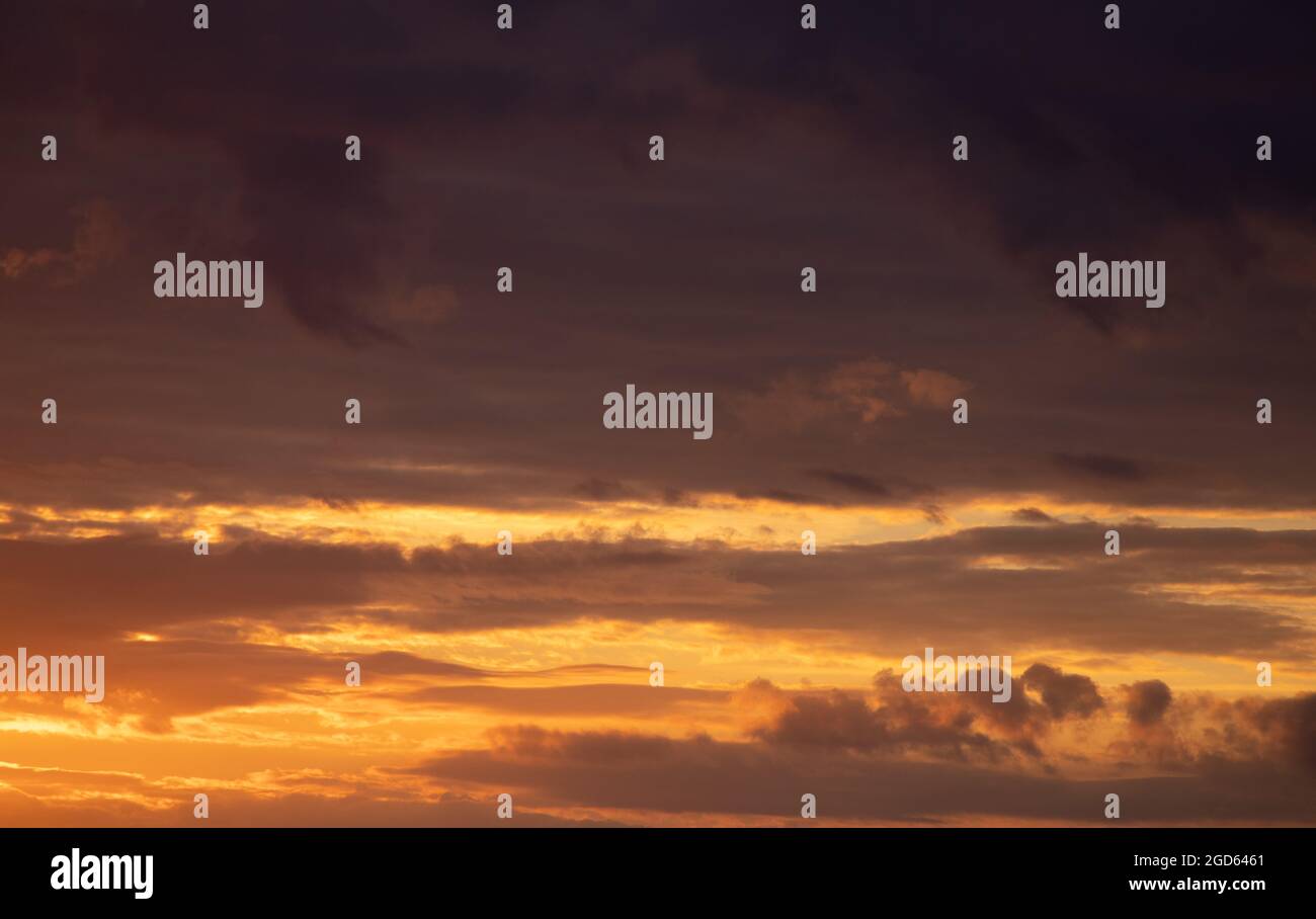 High resolution Sunset Sky background for Sky replacement Stock Photo ...