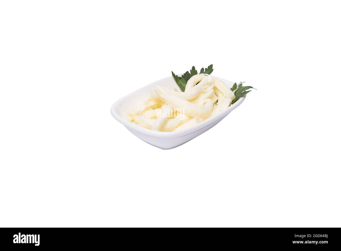 cecil cheese, turkish cecil cheese. cheese in white plate on white ...