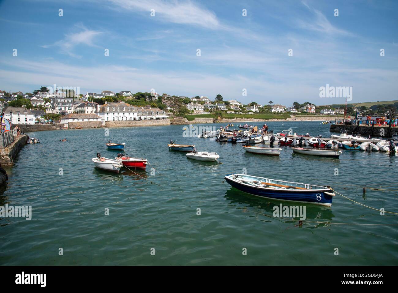 St Mawes, Cornwall, England, UK. 2021. St Mawes southern Cornwall a ...