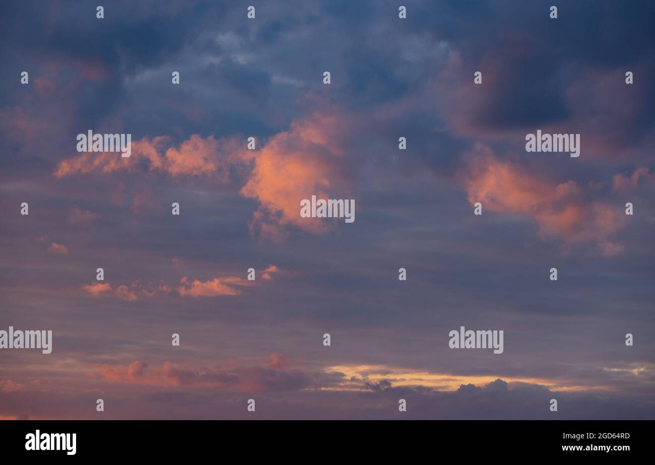 High resolution Sunset Sky background for Sky replacement Stock Photo ...
