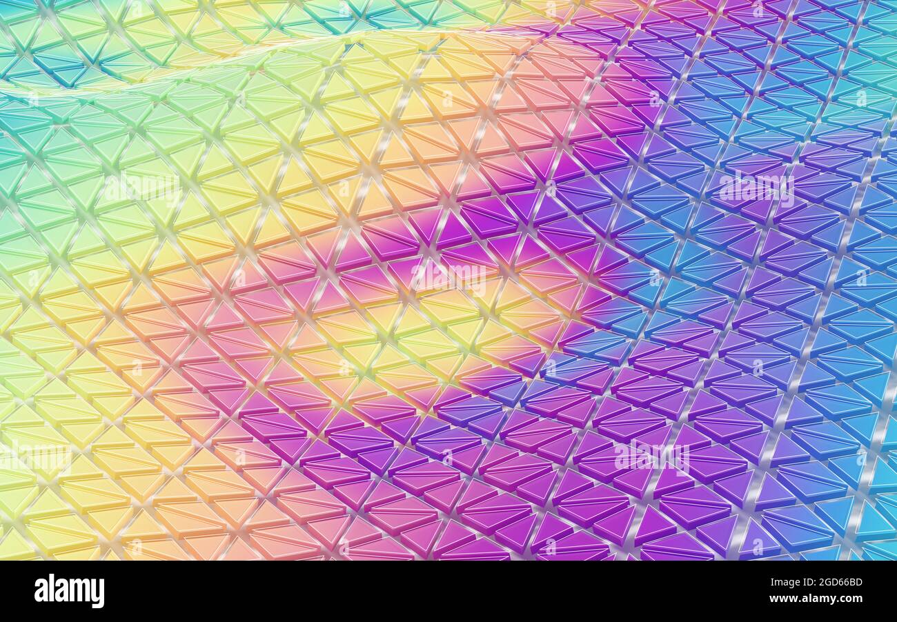 Geometric figures and meshes, 3d rendering. Computer digital drawing ...