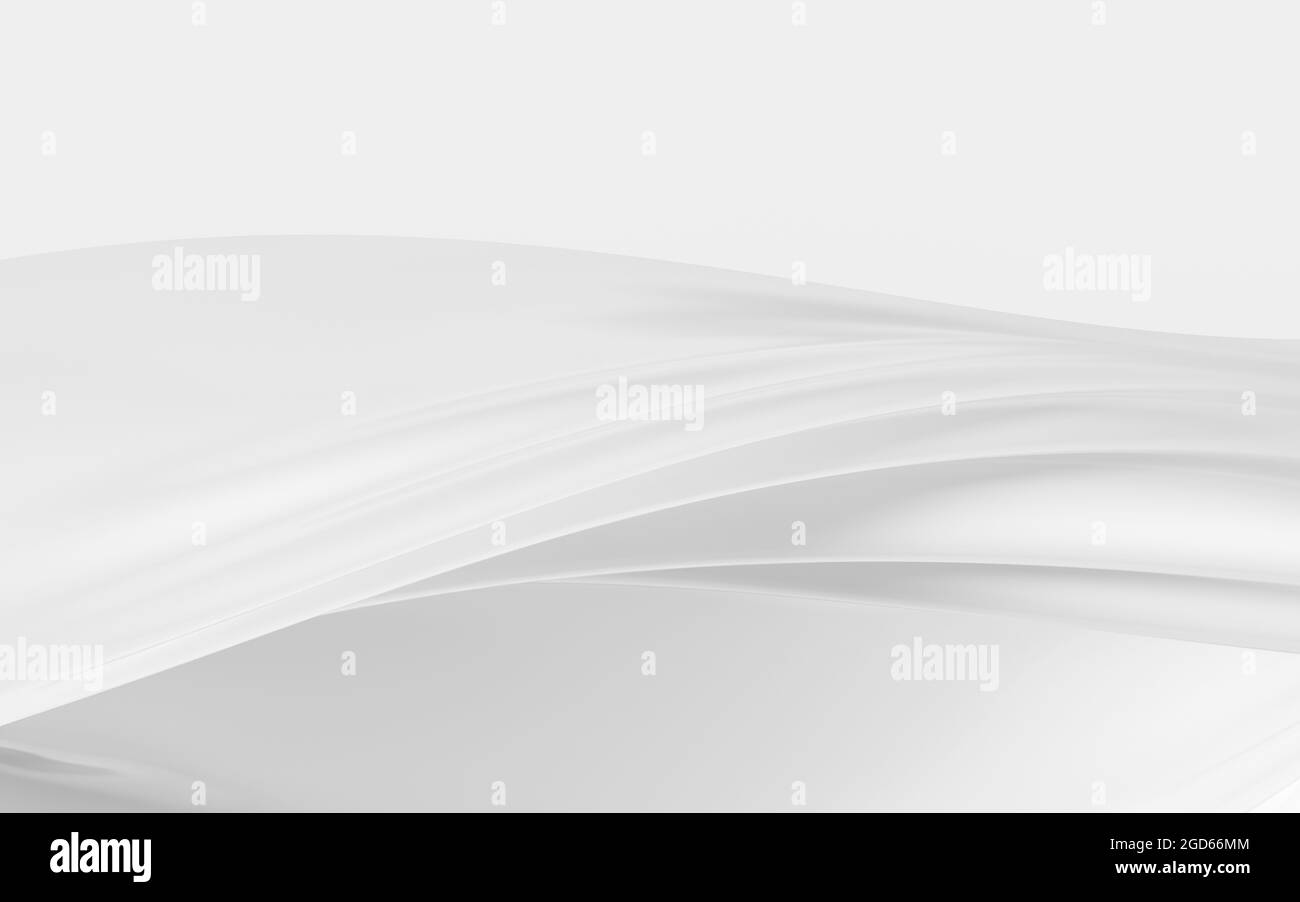 Flowing clothes with white background, 3d rendering. Computer digital ...