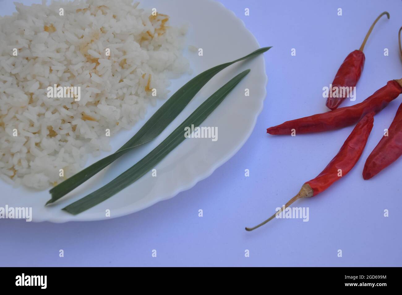 White rice plate hi-res stock photography and images - Alamy