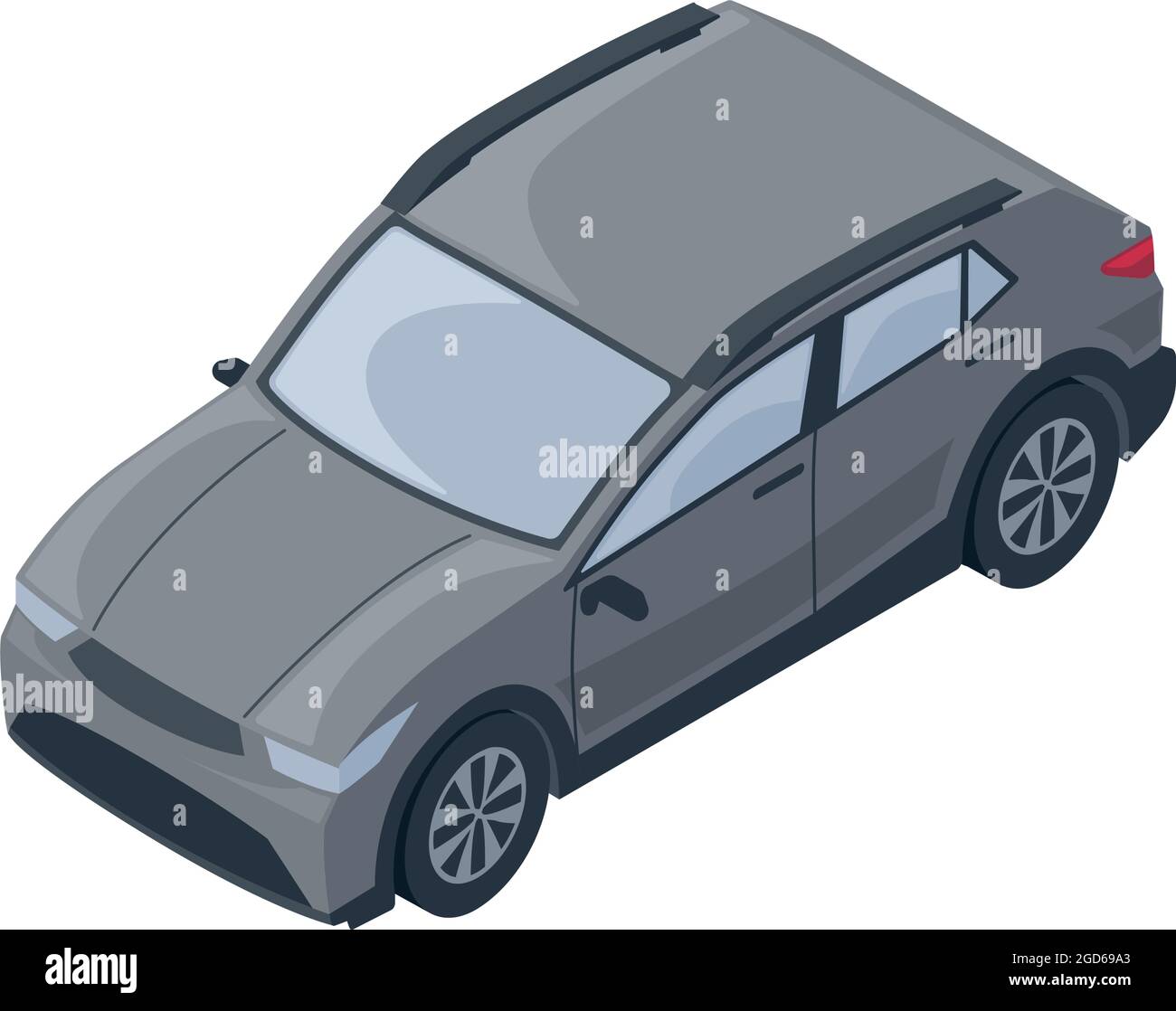 Grey motor car Stock Vector Images - Alamy