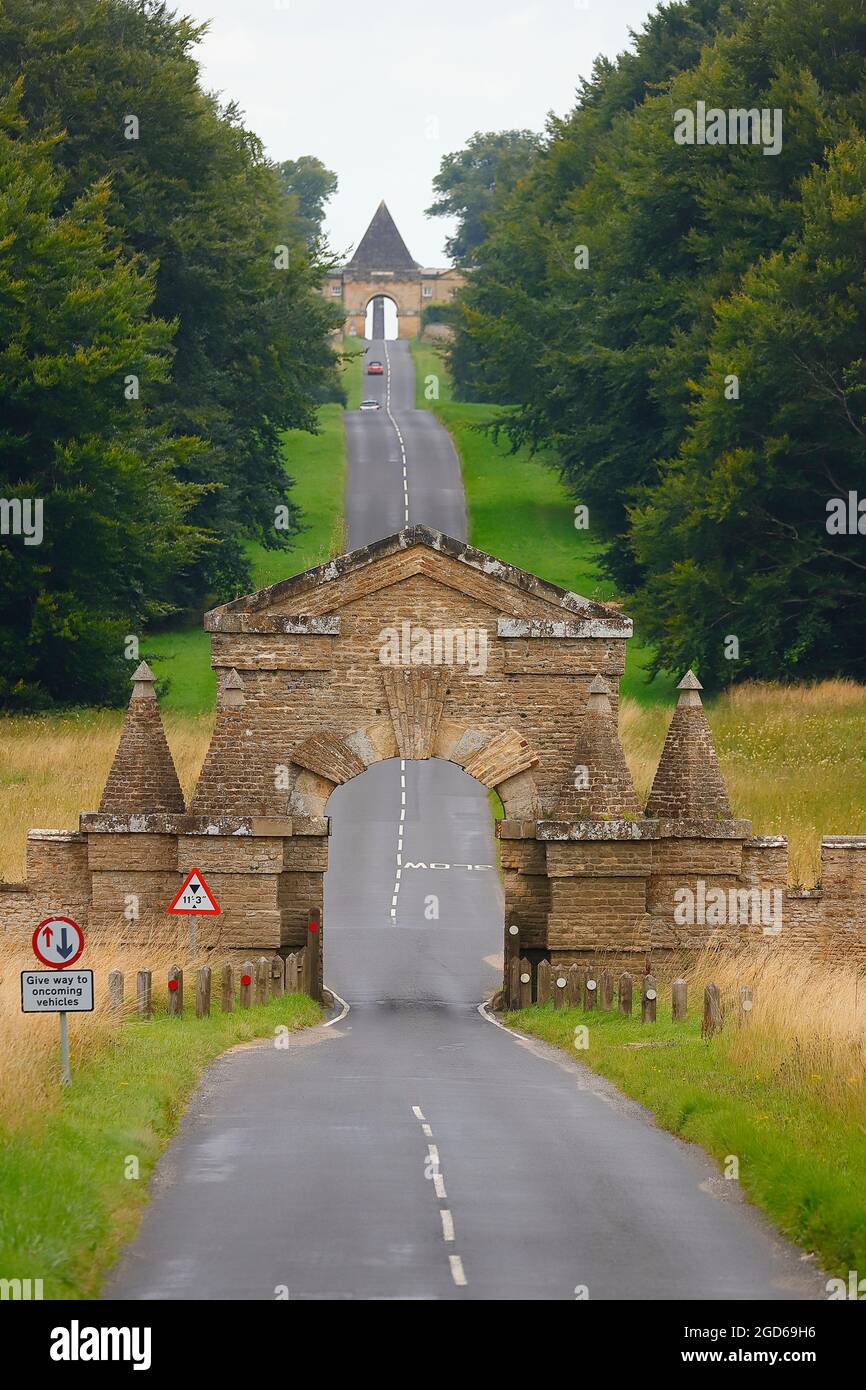 The Carmire Gate & Pyramid Gatehouse at Castle Howard in North ...