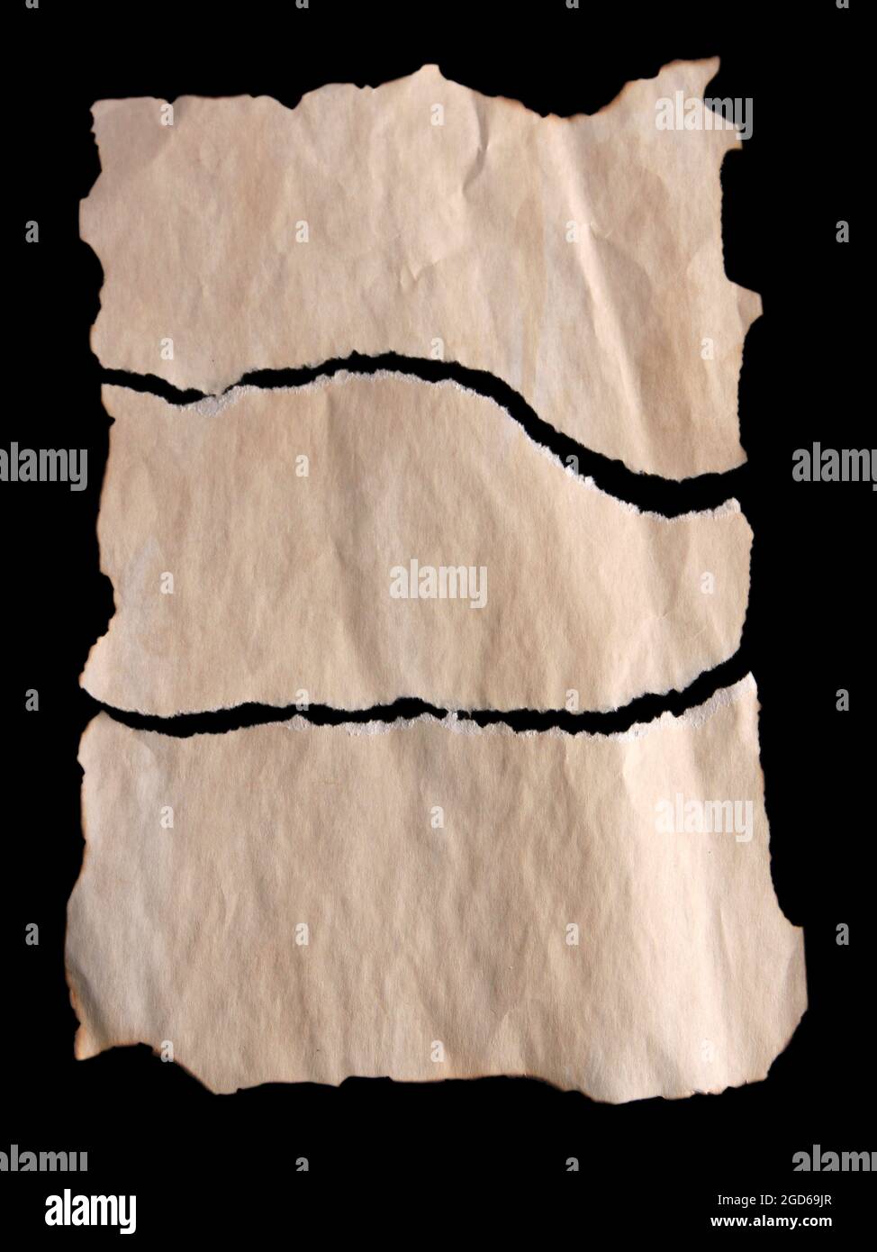 Pieces of torn color paper, isolated on black Stock Photo - Alamy