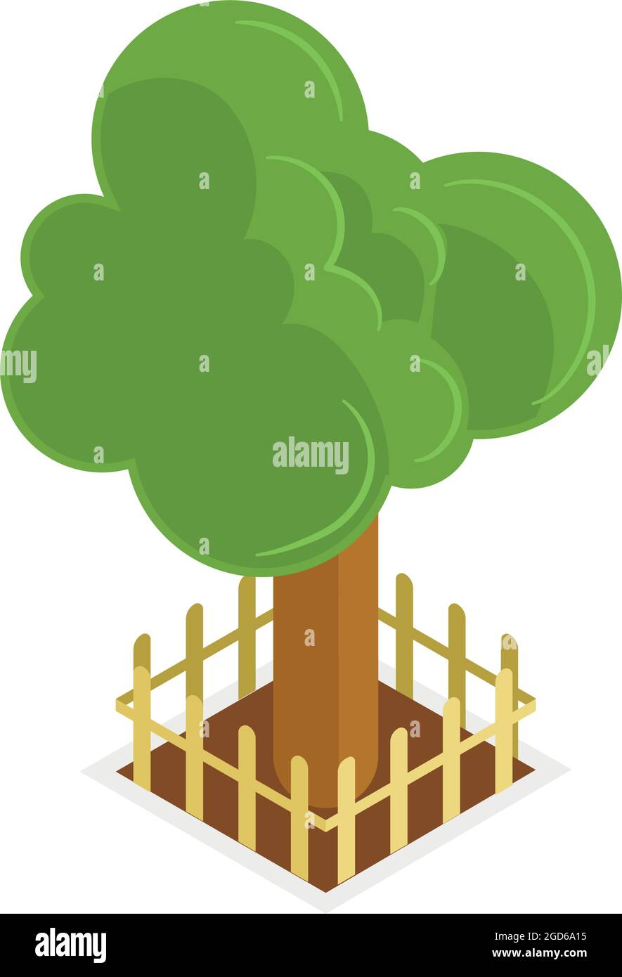 Isolated 3d green tree render icon Stock Vector Image & Art - Alamy