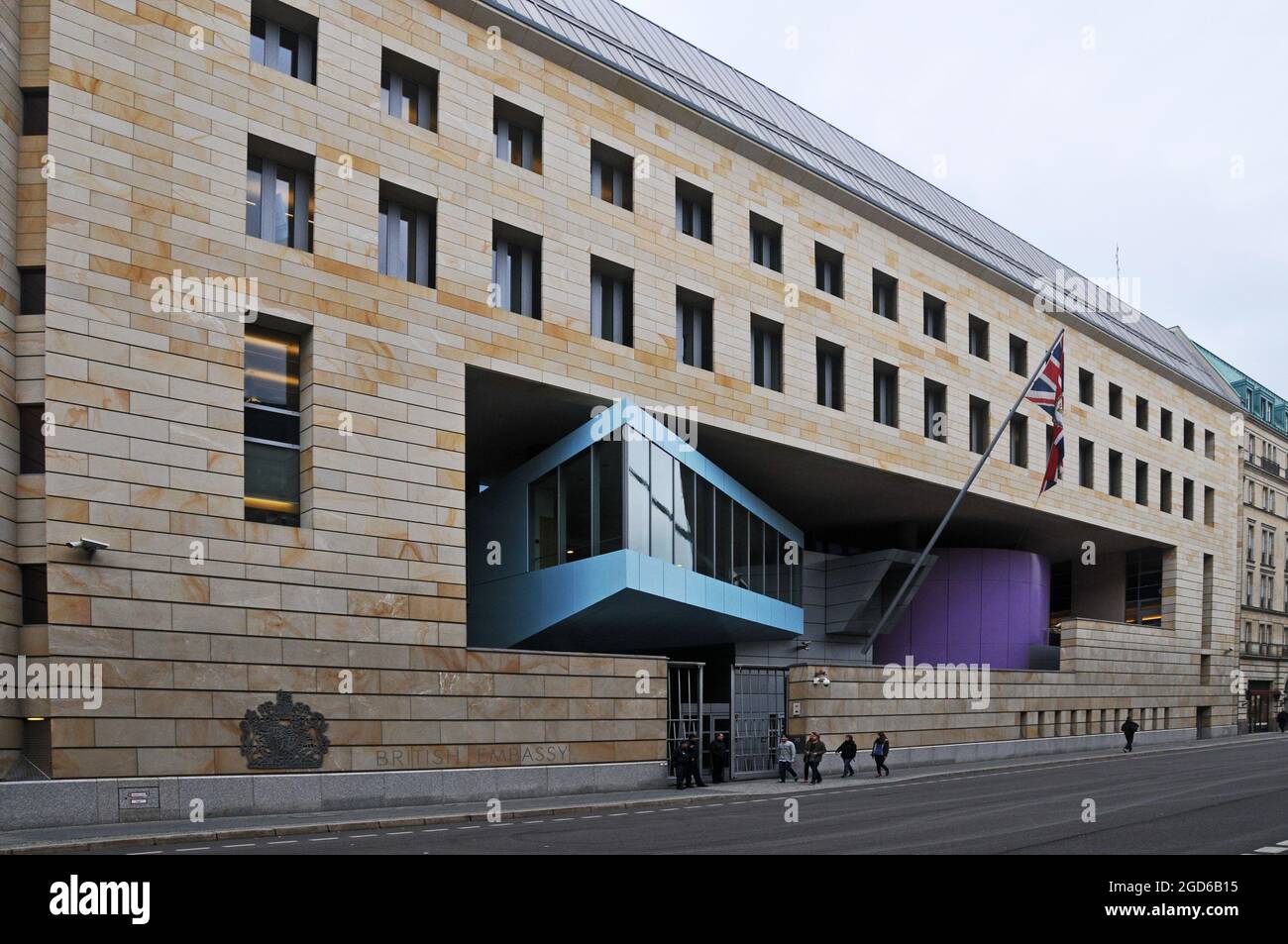 Around Berlin - British Embassy, Wilhelmstrasse Stock Photo - Alamy