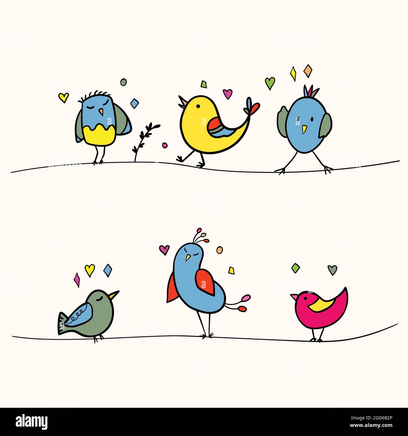 Funny Birds Animated Wallpapers