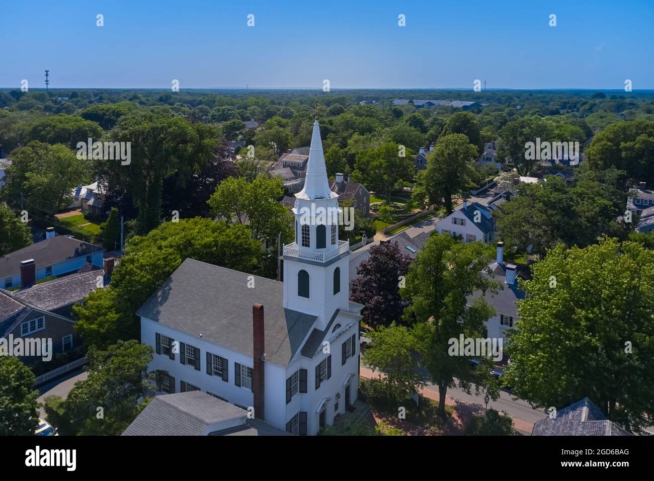 The Federated Church of Martha's Vineyard in Edgartown Historic ...