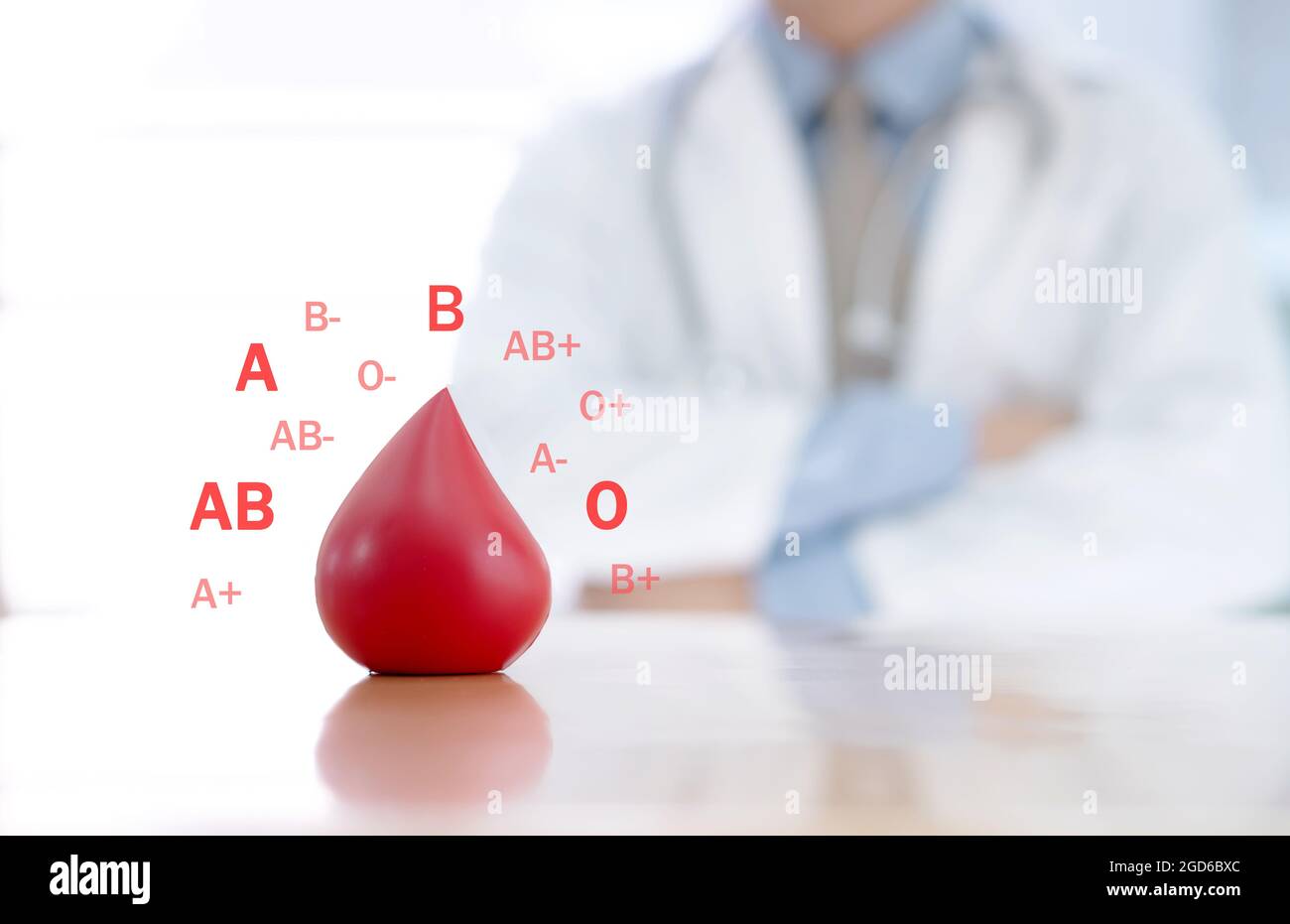Donate / Blood group / Doctor / Concepts Stock Photo - Alamy