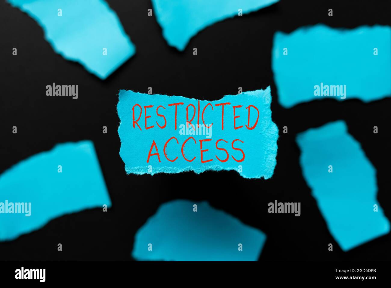 Inspiration showing sign Restricted Access. Business concept A class of ...