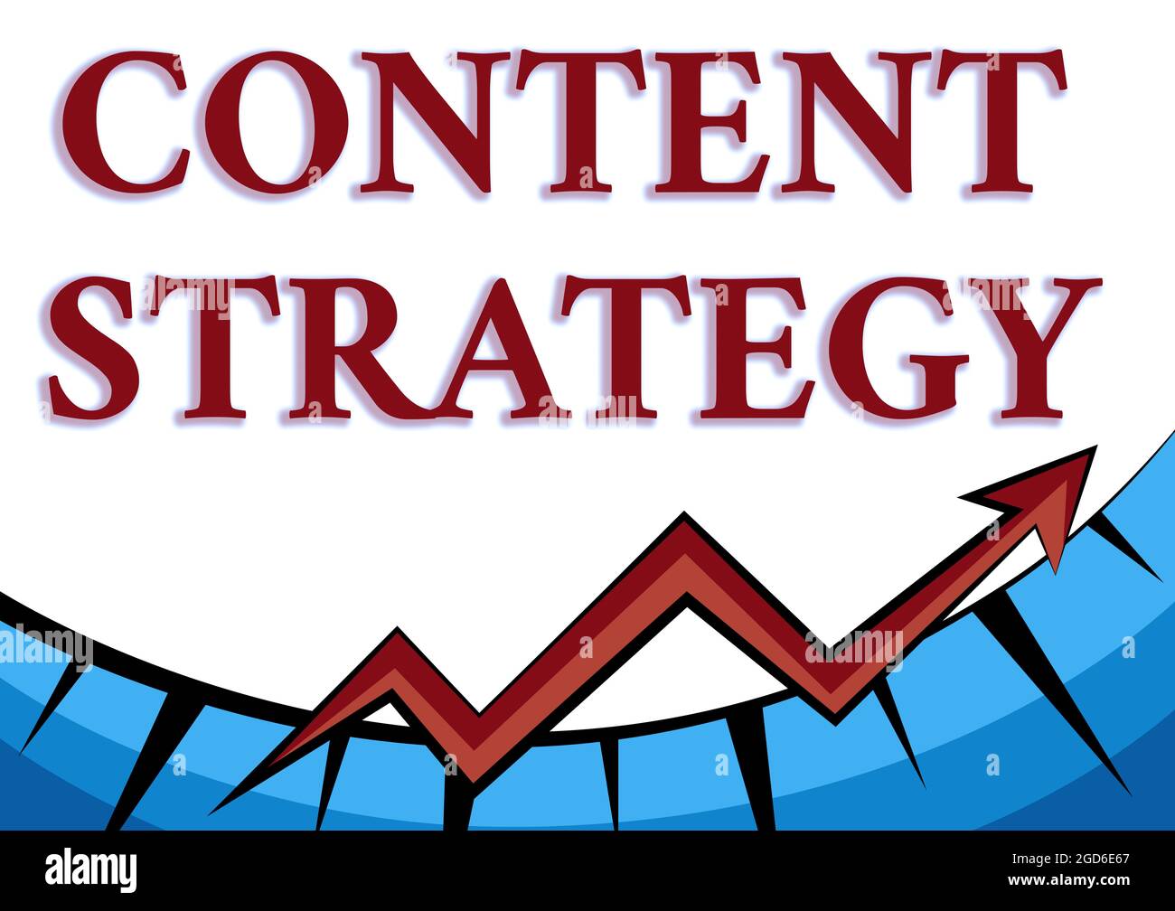 Conceptual display Content Strategy. Business concept the planning ...