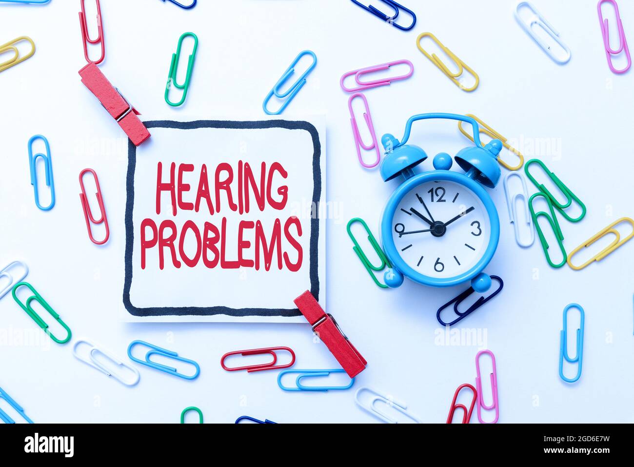 Handwriting text Hearing Problems. Conceptual photo partial or total ...