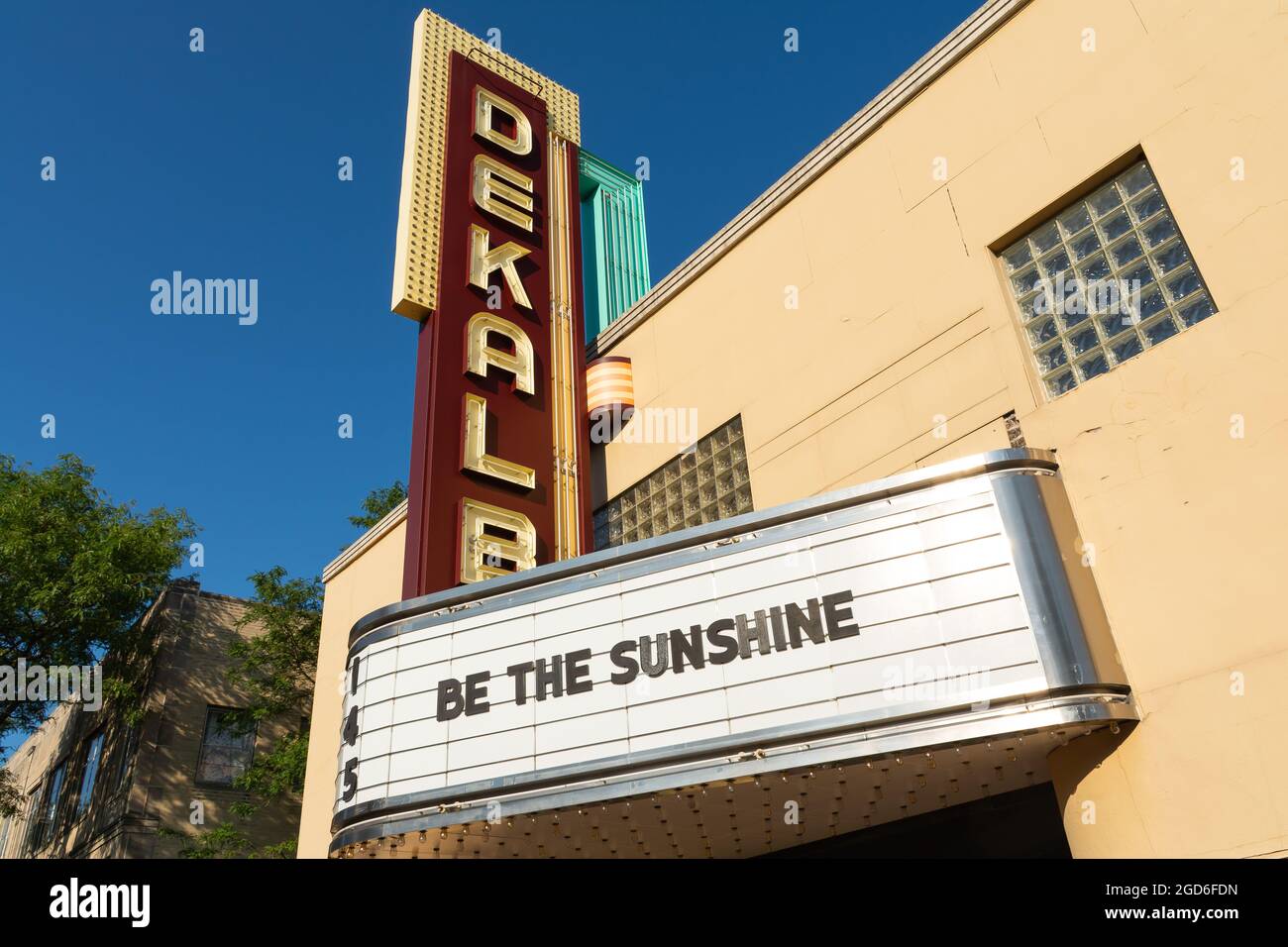 Dekalb, Illinois - United States - August 3rd, 2021: The Dekalb Theatre ...