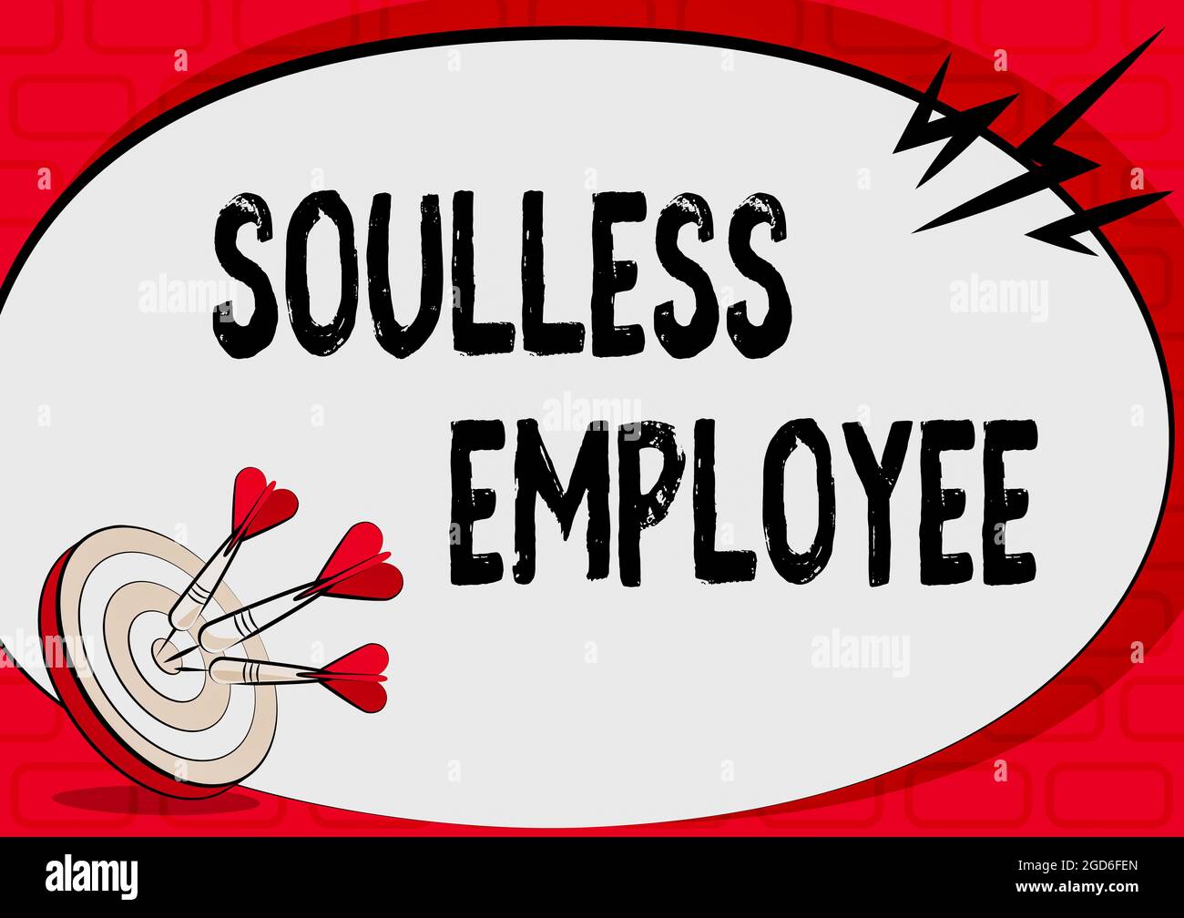 Text sign showing Soulless Employee. Conceptual photo lack human ...