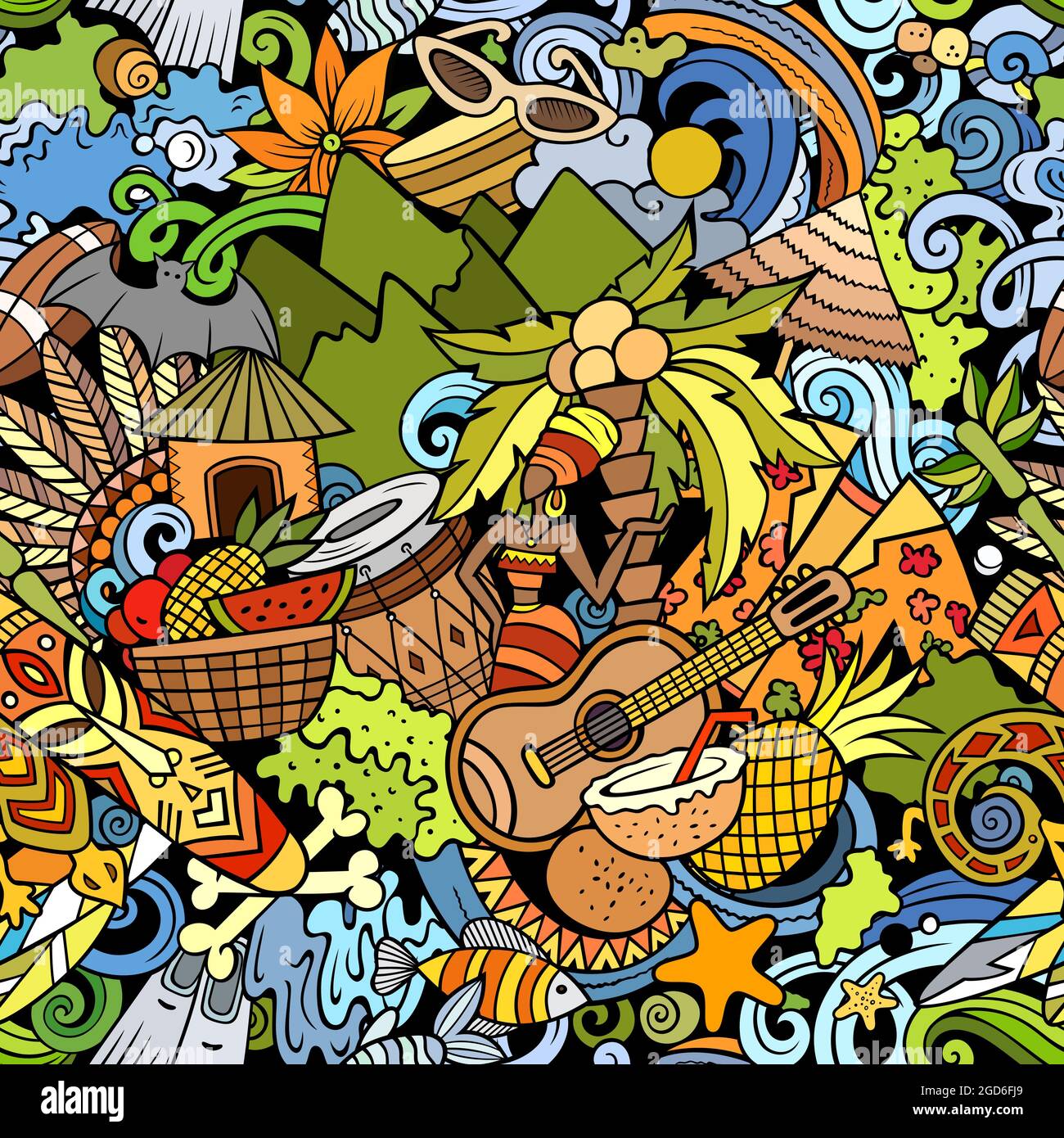 Diving fiji Stock Vector Images - Alamy