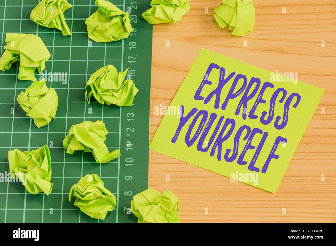 Inspiration showing sign Express Yourself. Business showcase to ...