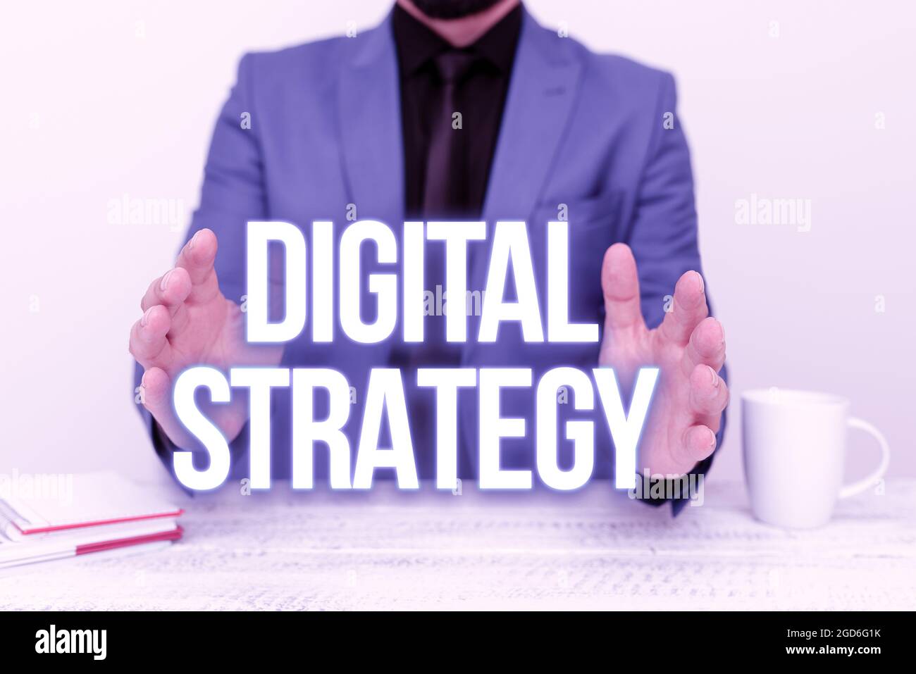 Inspiration showing sign Digital Strategy. Business showcase plan for ...
