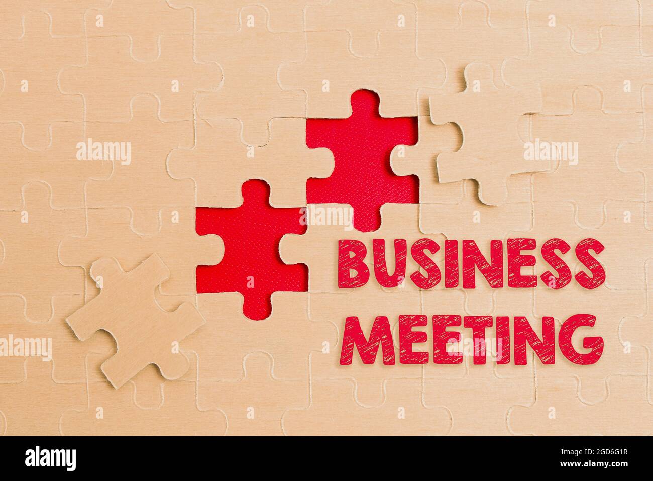 Handwriting text Business Meeting. Concept meaning gathering of two or ...