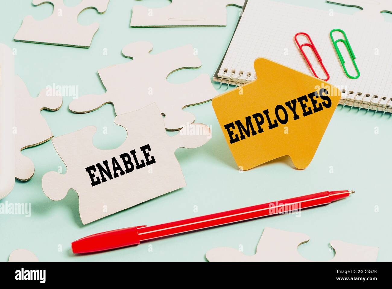 Inspiration showing sign Enable Employees. Business idea giving ...