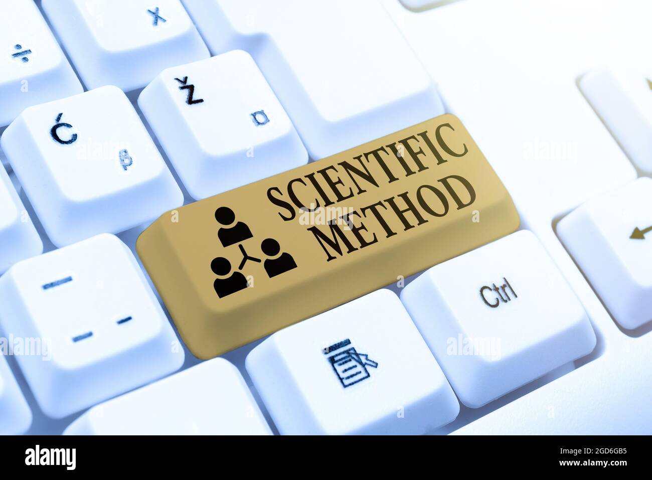 Conceptual display Scientific Method. Business approach method of ...