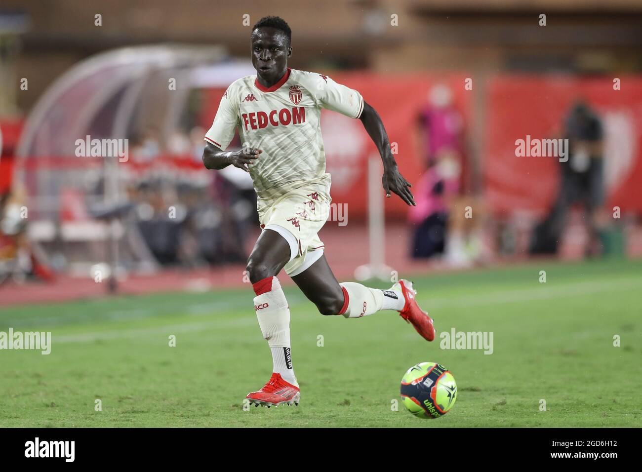 Monaco, Monaco, 10th August 2021. Krepin Diatta of AS Monaco during the ...