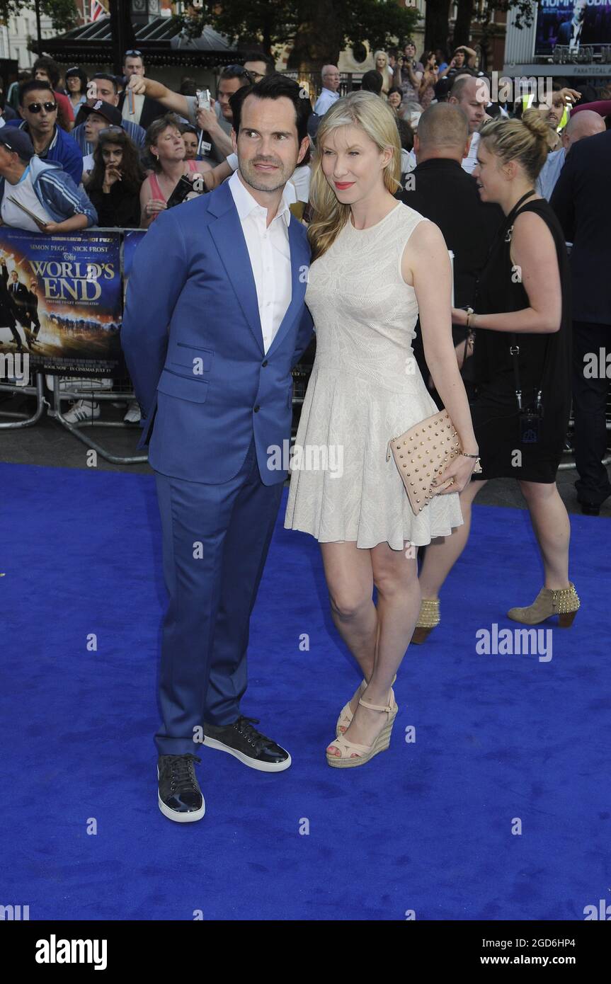 London. UK. Ê Jimmy Carr And Karoline Copping at the World Premiere of ...
