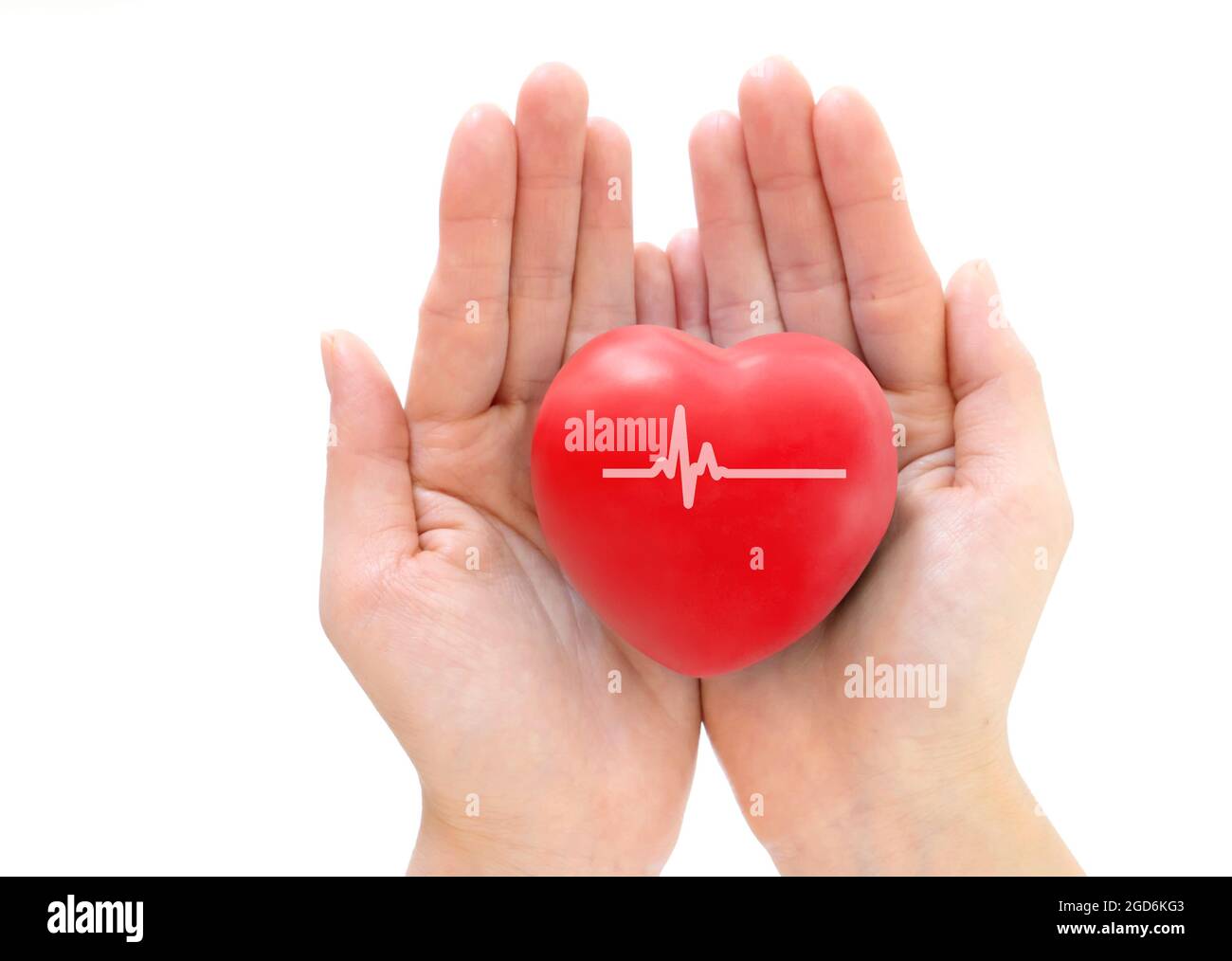 Heart in the hands Stock Photo - Alamy