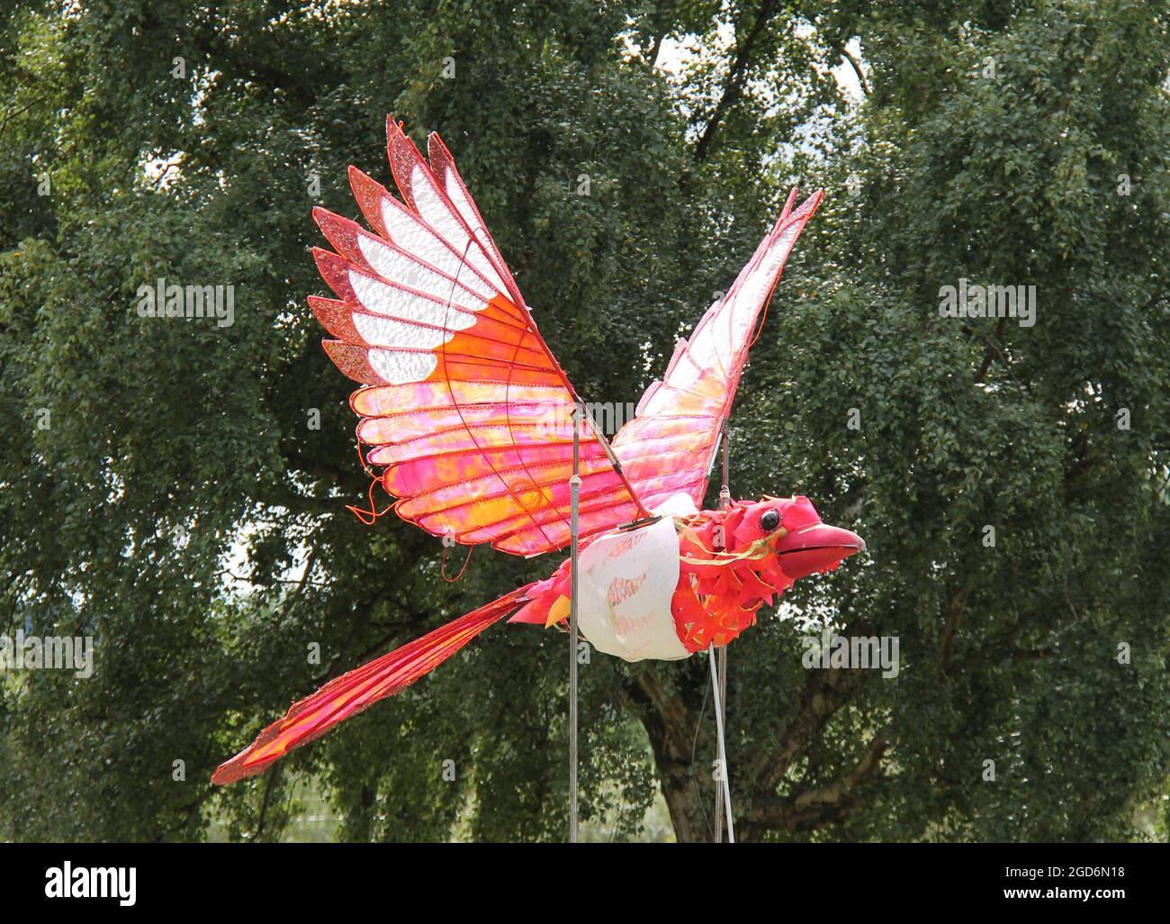 A Large Animated Masquerade Carnival Bird Model Stock Photo - Alamy