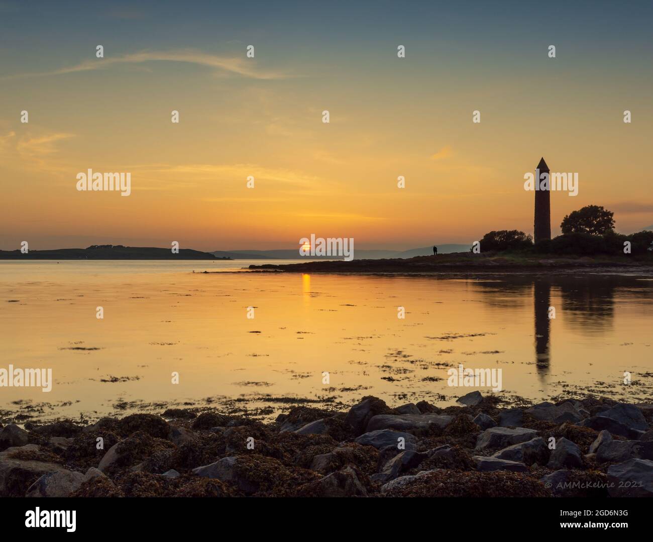 Largs sunset pencil hi-res stock photography and images - Alamy