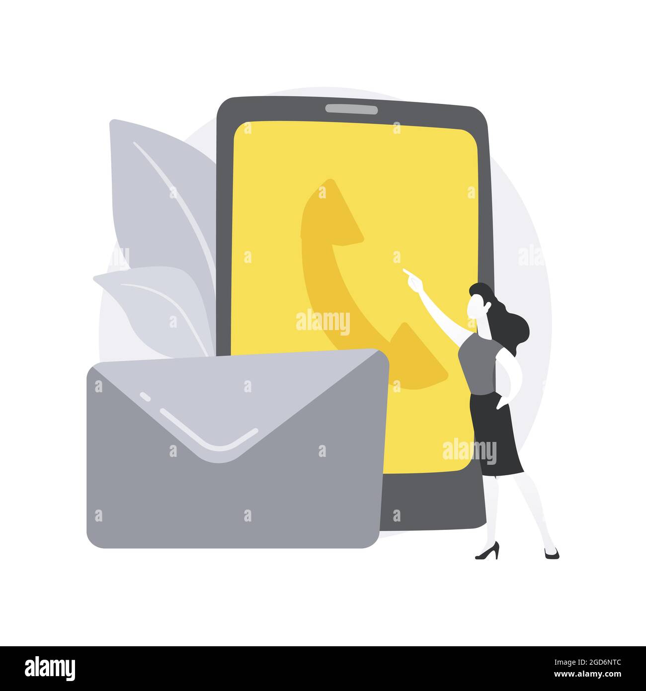 Get in touch abstract concept vector illustration Stock Vector Image ...