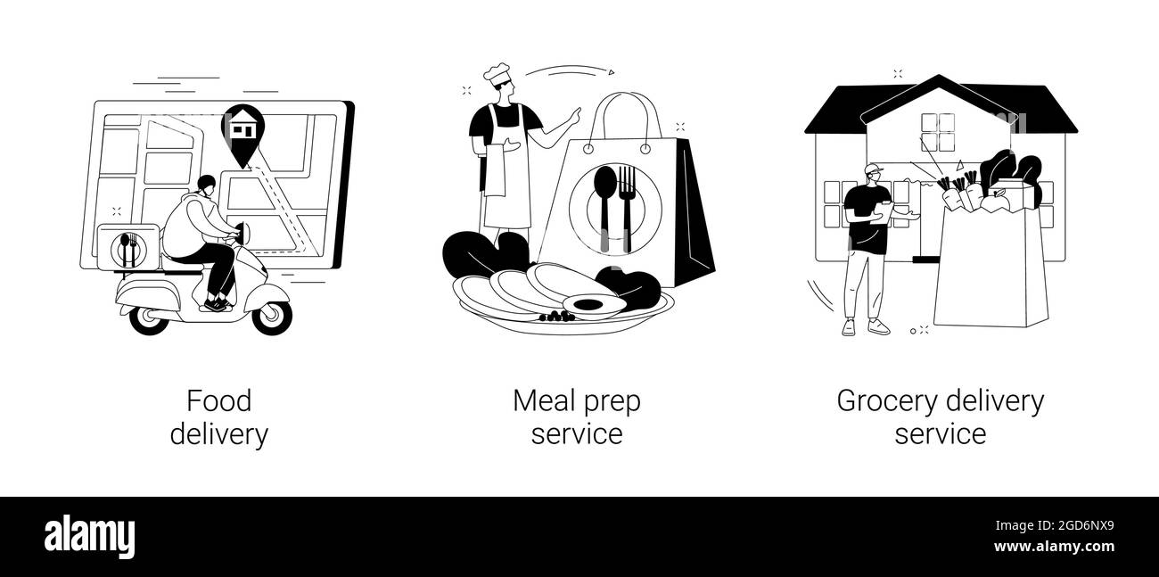 Products shipping abstract concept vector illustrations Stock Vector ...