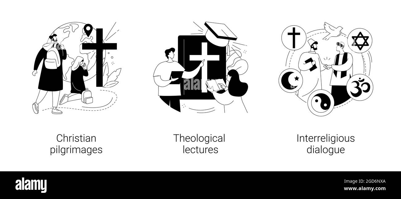 Doctrine of god abstract concept vector illustrations Stock Vector ...