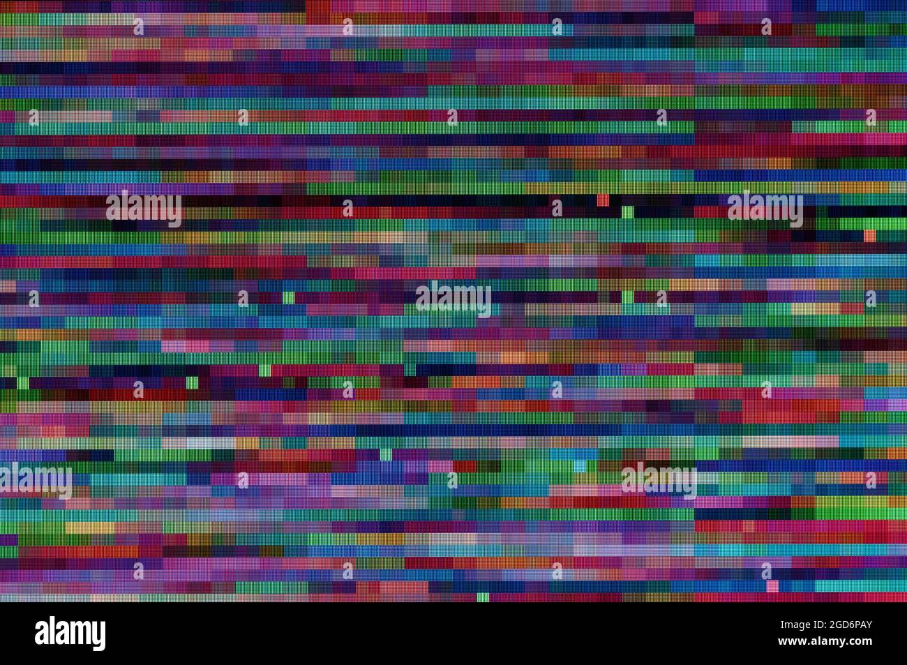 Abstract background, pattern of a digital glitch Stock Photo - Alamy