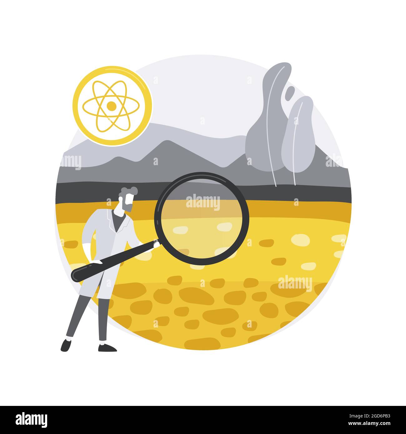 Soil science abstract concept vector illustration Stock Vector Image ...