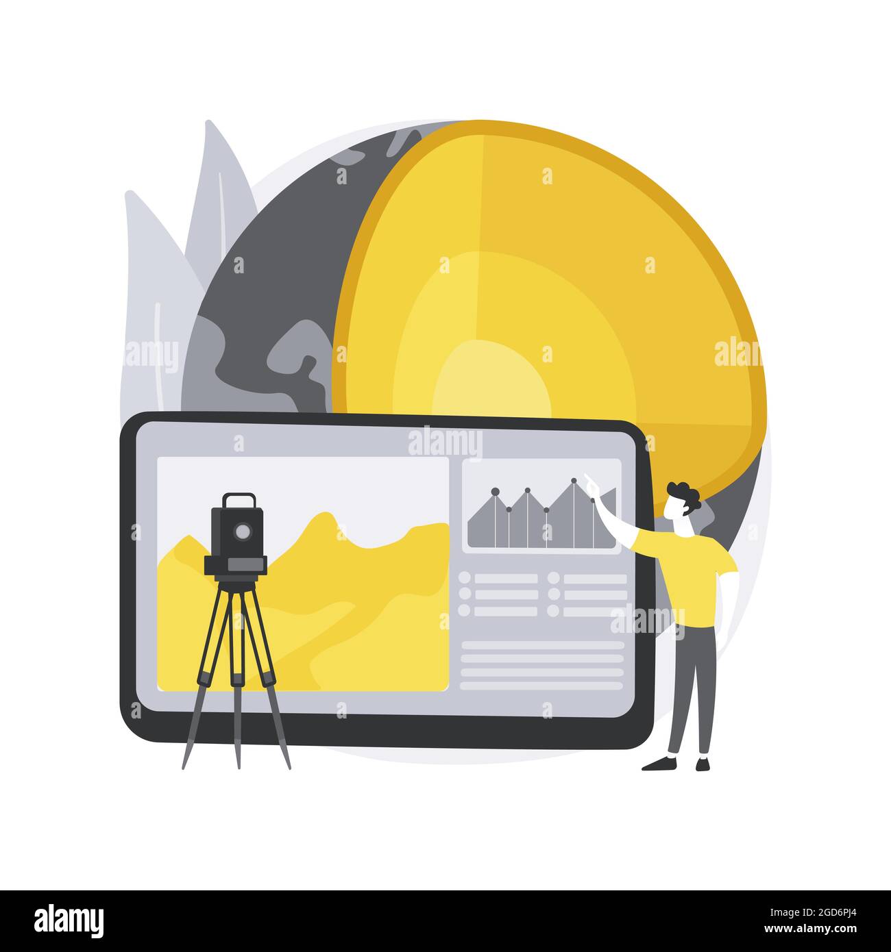 Geophysics abstract concept vector illustration Stock Vector Image ...