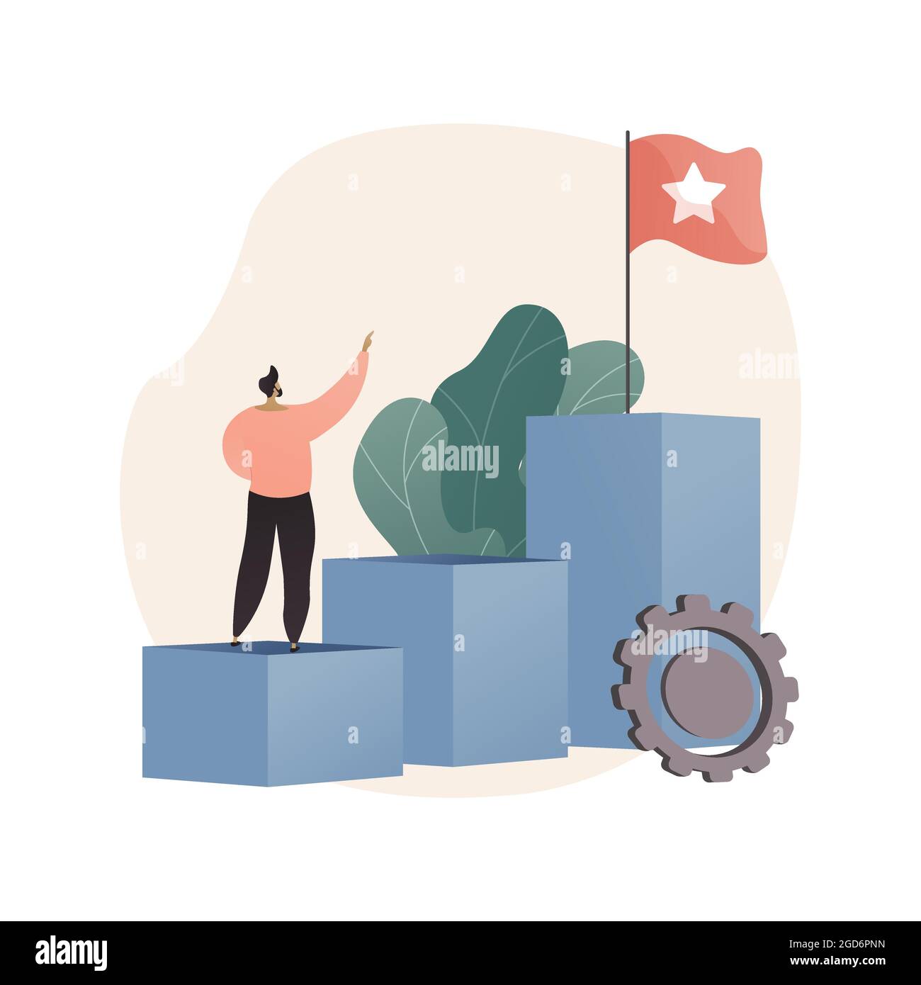 Ambition abstract concept vector illustration Stock Vector Image & Art ...