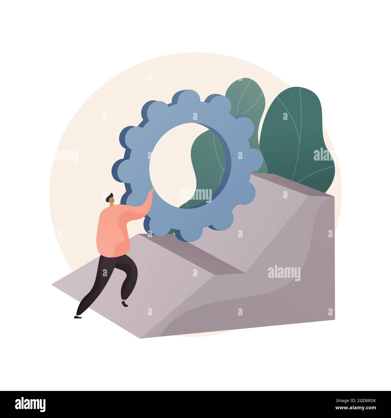 Persistence abstract concept vector illustration Stock Vector Image ...