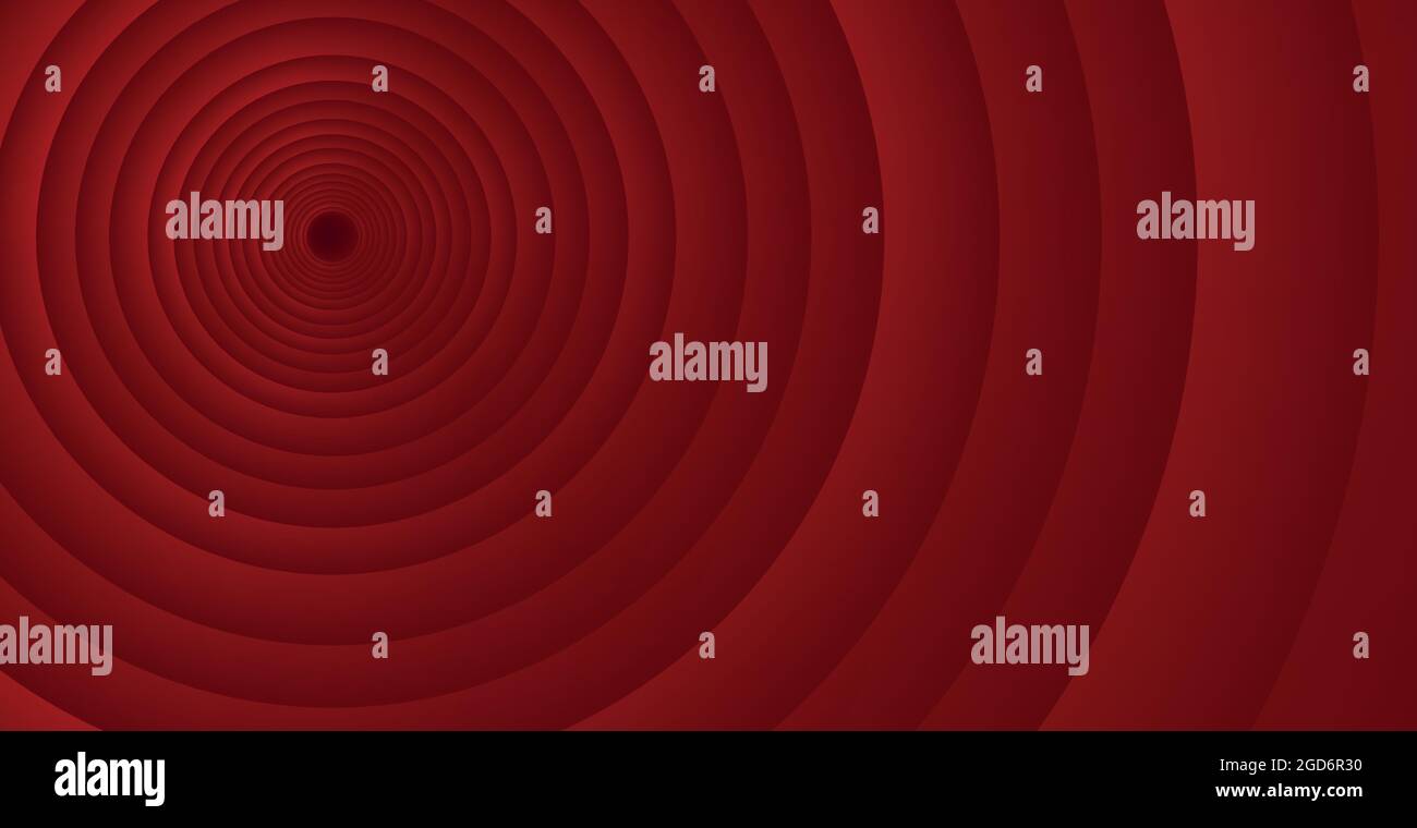 Red circular lines, abstract gradient background - Vector illustration ...