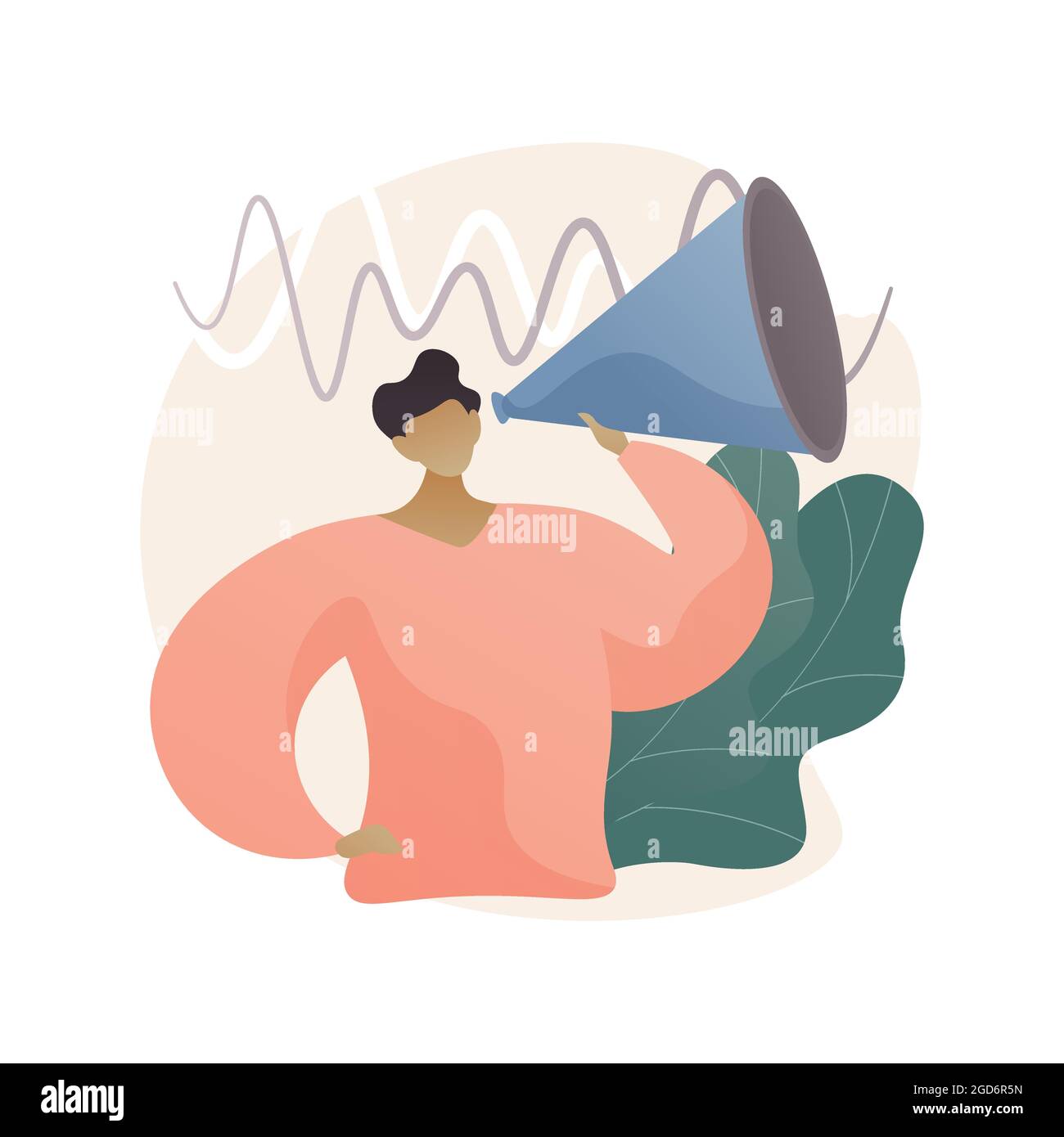 Climate data share and use abstract concept vector illustration Stock ...