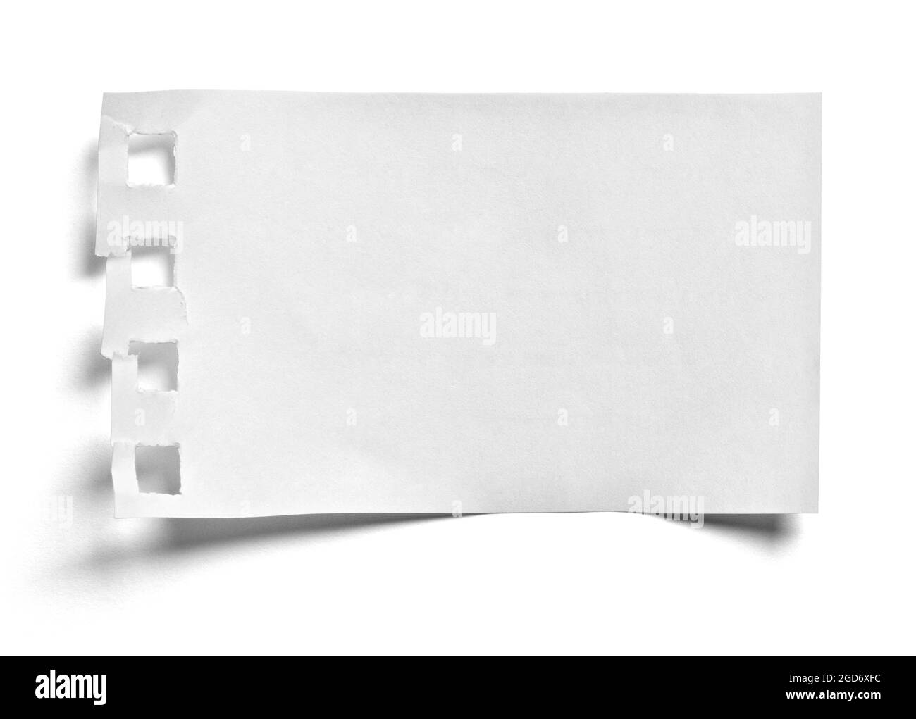 Vintage blank paper sheet Black and White Stock Photos & Images - Alamy