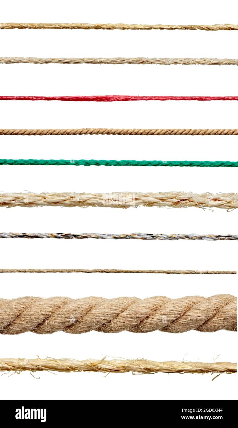 string rope cord cable line Stock Photo - Alamy