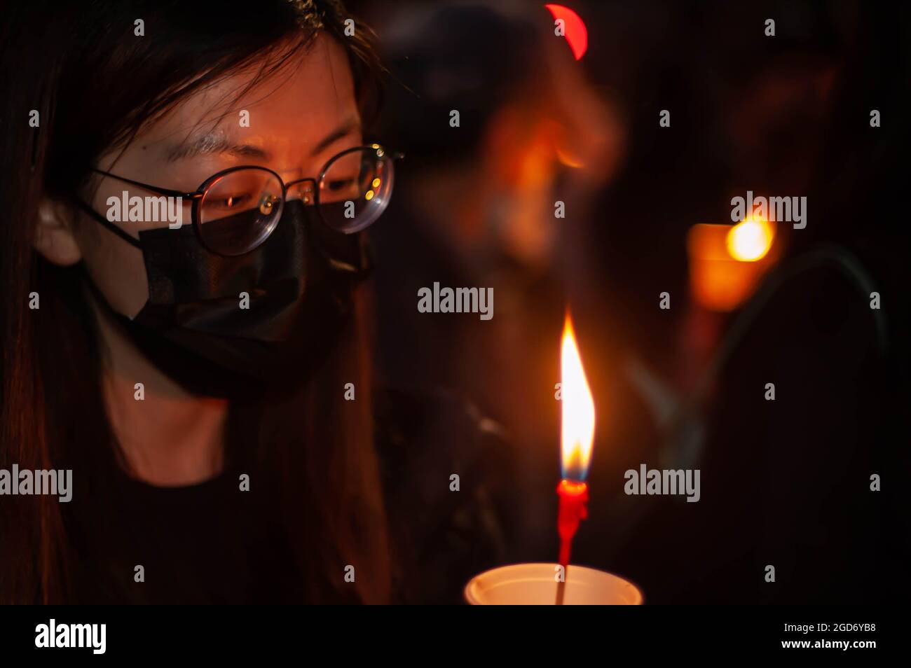 LONDON, ENGLAND- 4 June 2021: Remember Tiananmen 1989 event for the ...
