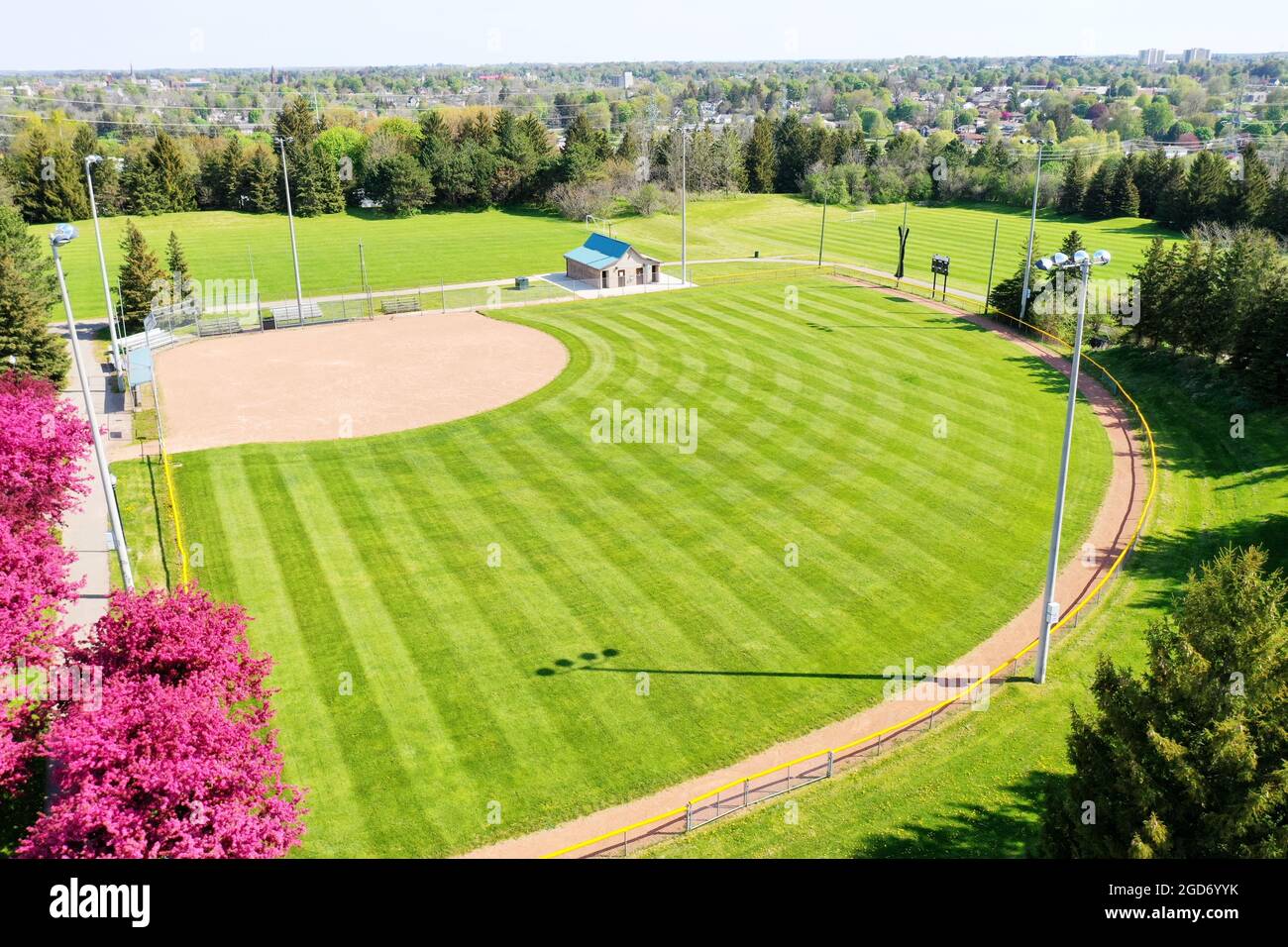 Baseball infield aerial hi-res stock photography and images - Alamy