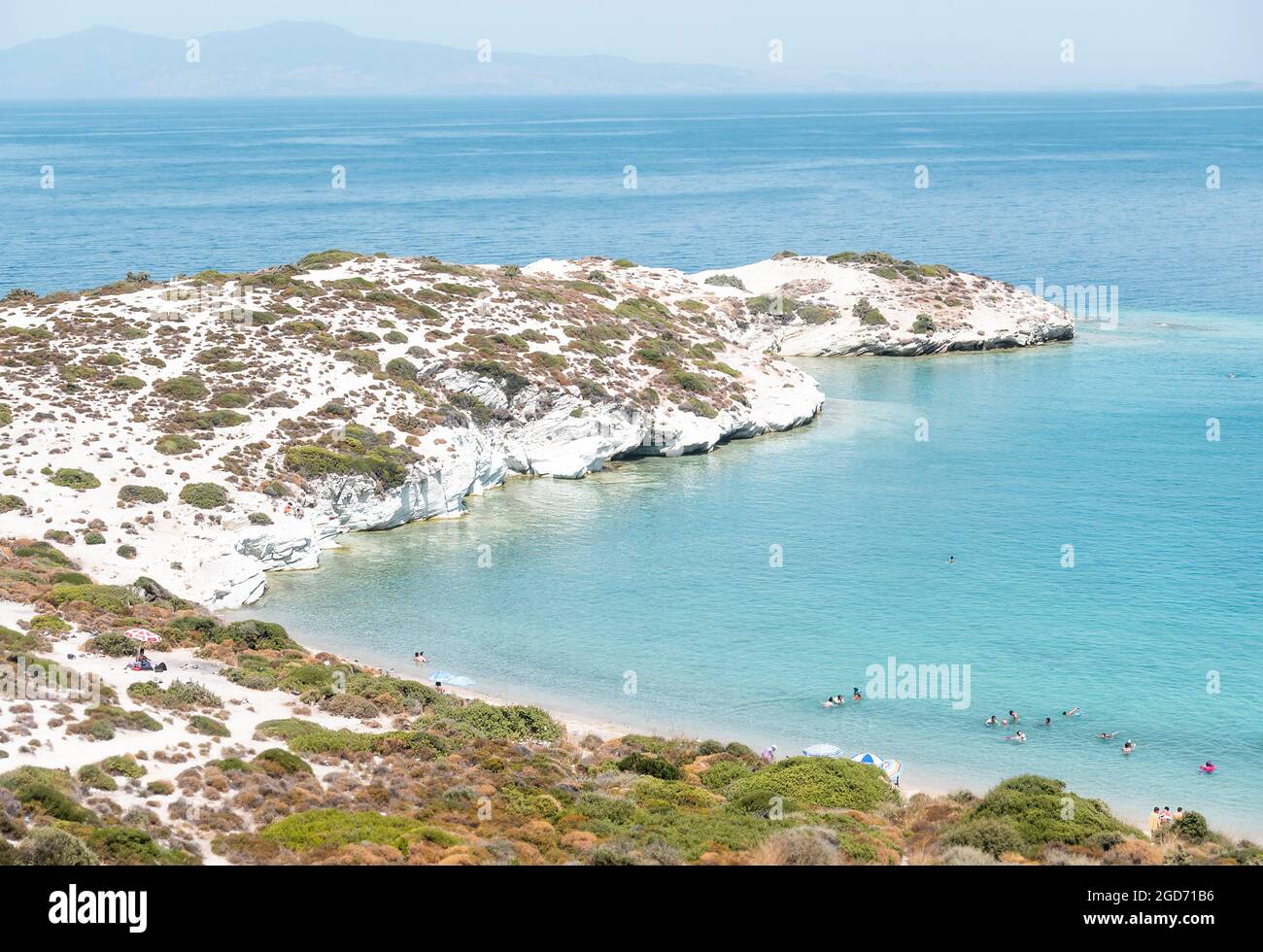 One of the beautiful bays of Foca (Phokaia) town in Izmir, Turkey. Foça ...