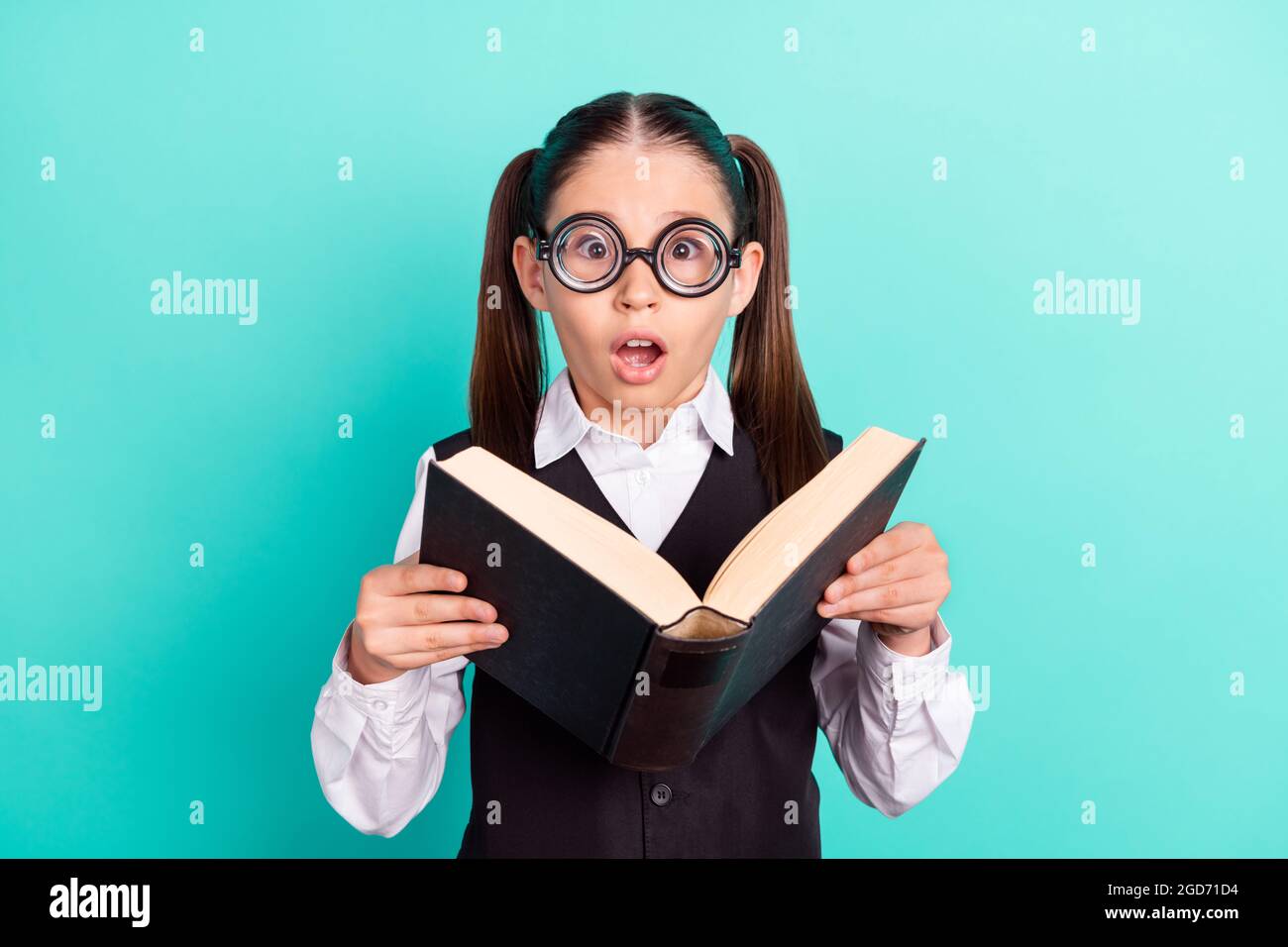 Kid excited book hi-res stock photography and images - Alamy