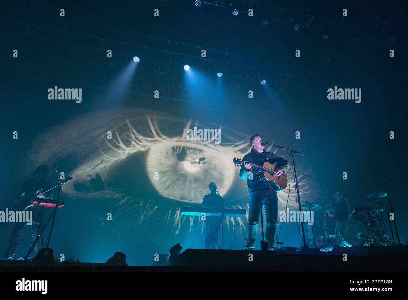 Musician Dermot Kennedy performs onstage at The Sylvee on August 10 ...